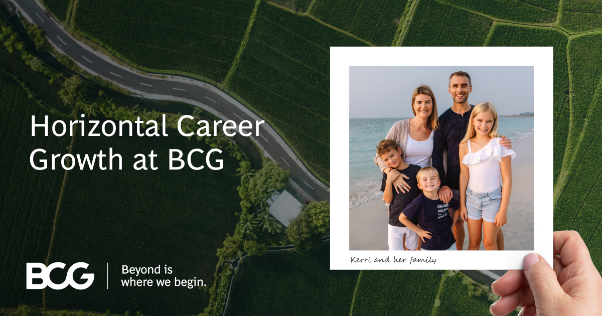 Horizontal Career Growth at BCG | BCG