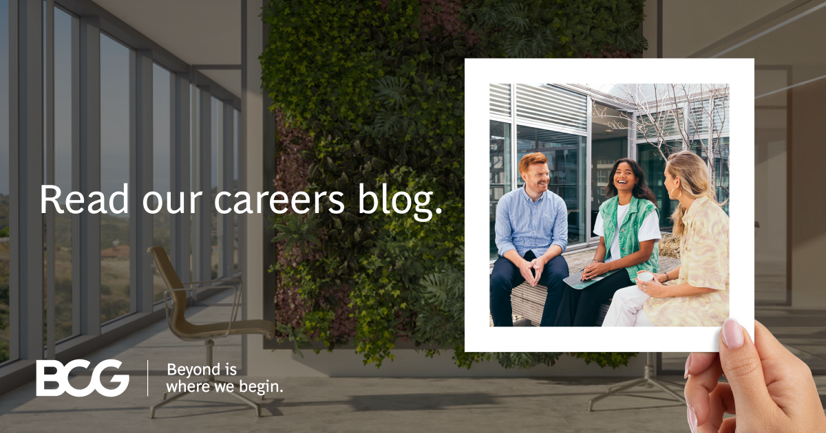 Working as a Senior Manager on Climate Cases at BCG Vantage | BCG