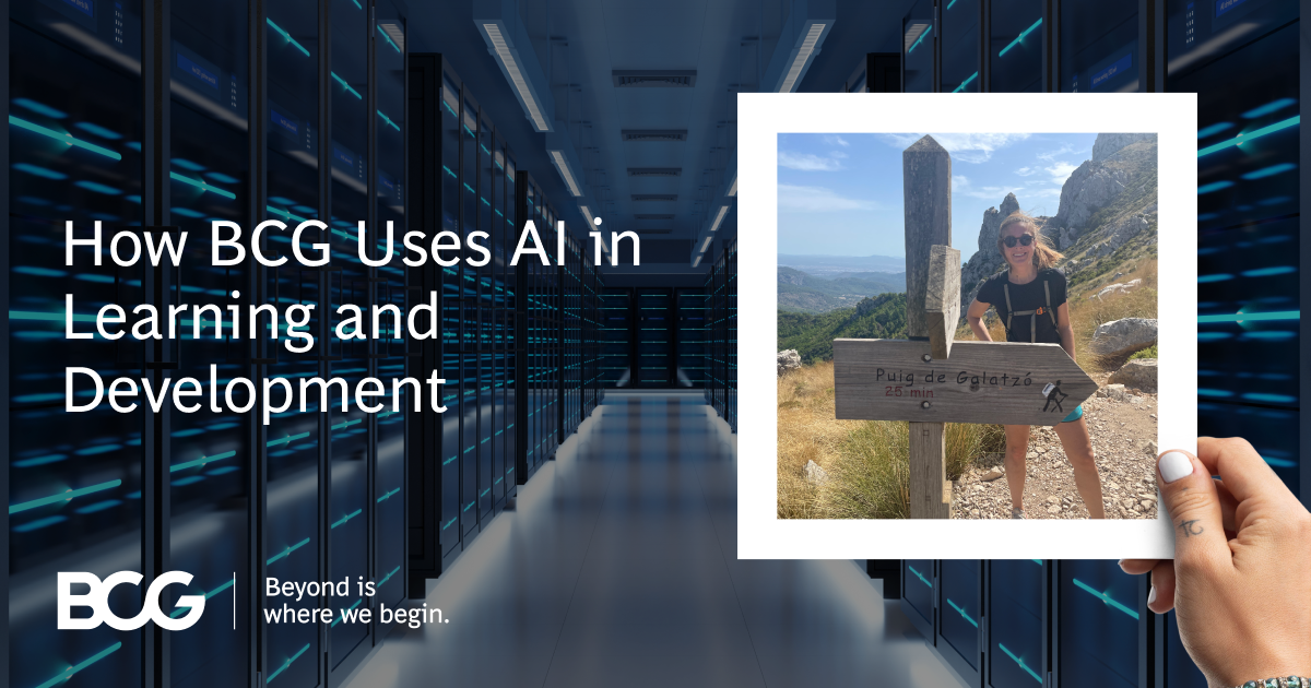 How BCG Uses AI in Learning and Development | BCG