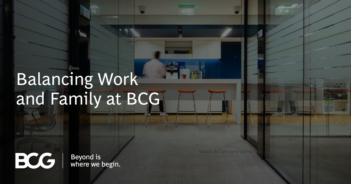 Balancing Work and Family at BCG | BCG