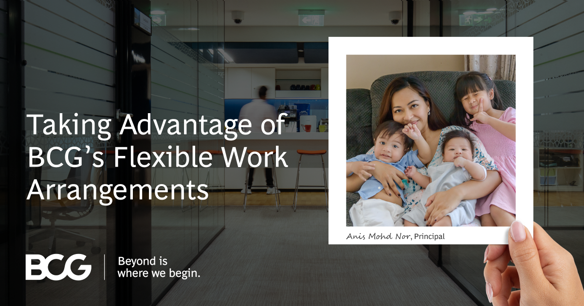 Taking Advantage of BCG's Flexible Work Arrangements | BCG
