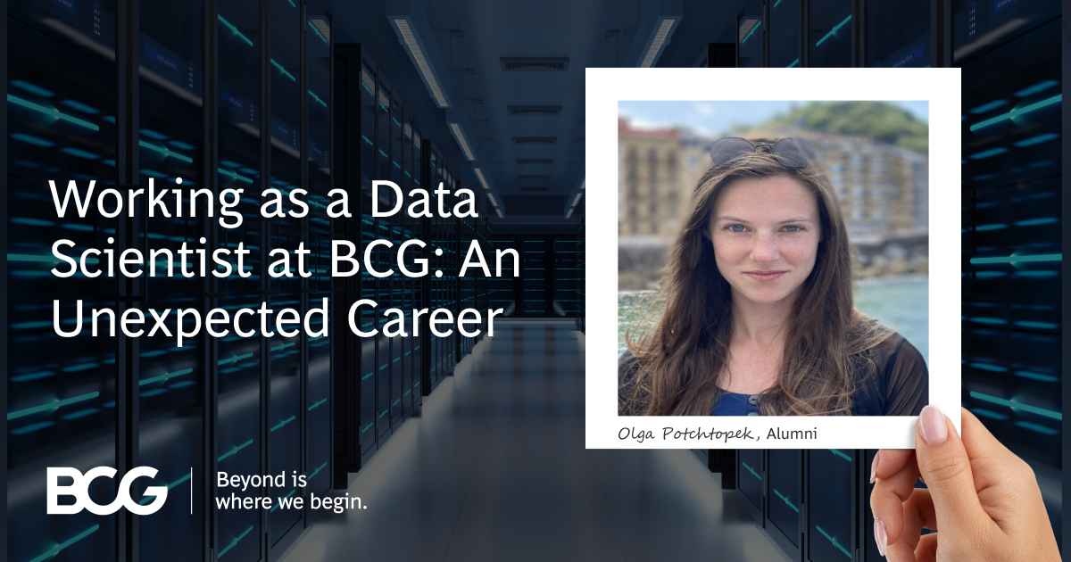 Working as a Data Scientist at BCG: An Unexpected Career | BCG