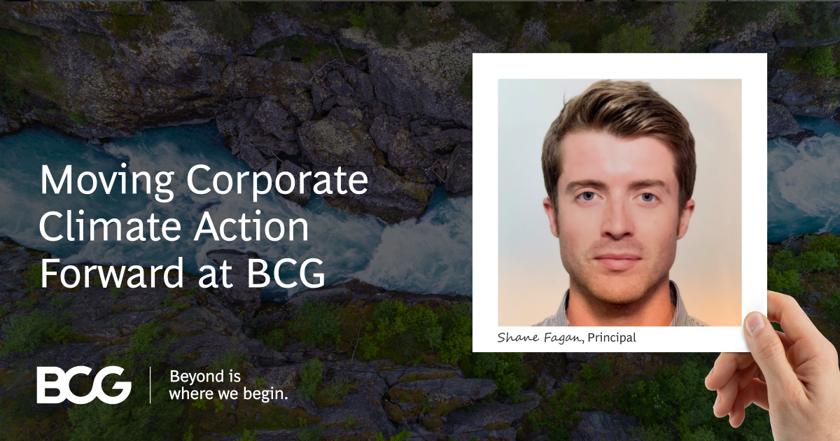 Moving Corporate Climate Action Forward at BCG | BCG