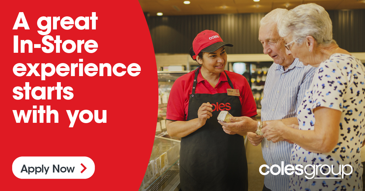 Team Member Expression of Interest | Store Team Member jobs at Coles Group