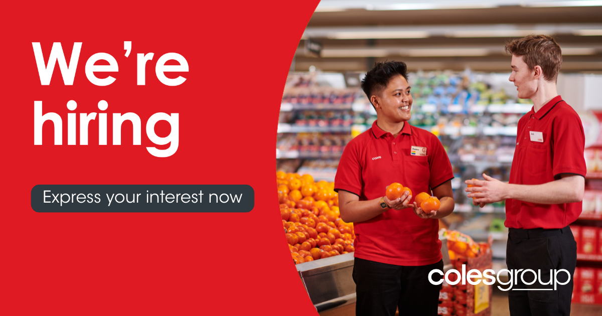 Team Member Expression of Interest | Store Team Member jobs at Coles Group