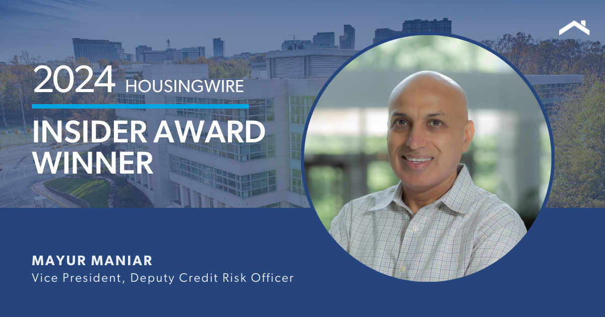 Mayur Maniar Named 2024 HousingWire Insider | Freddie Mac Careers ...
