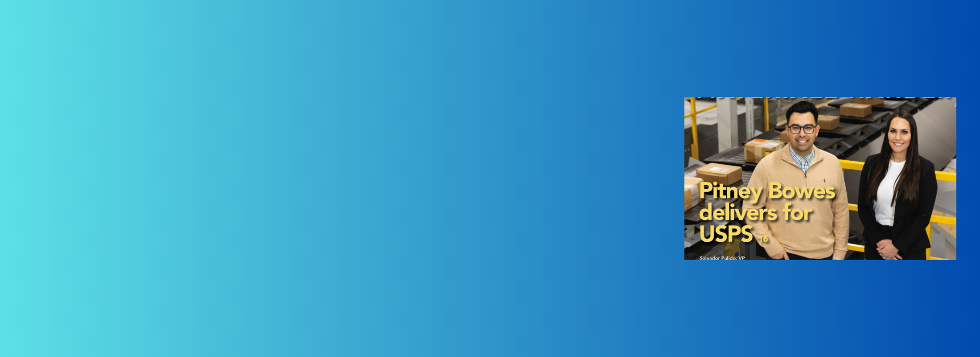 How Pitney Bowes delivers 170 million parcels each year | Pitney Bowes