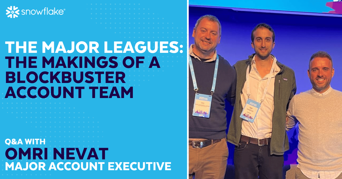 The Major Leagues: The Makings of a Blockbuster Account Team