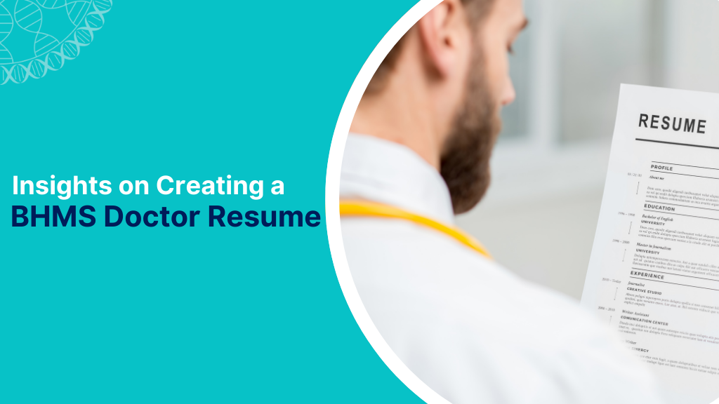 Explore the Best Resume Format for BHMS Doctors | Swaasa
